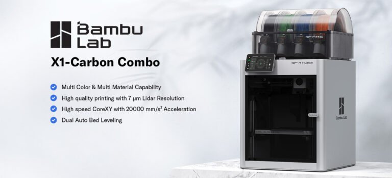 Bambu Lab X1 Carbon 3D Printer - The 3D Factory Cyprus